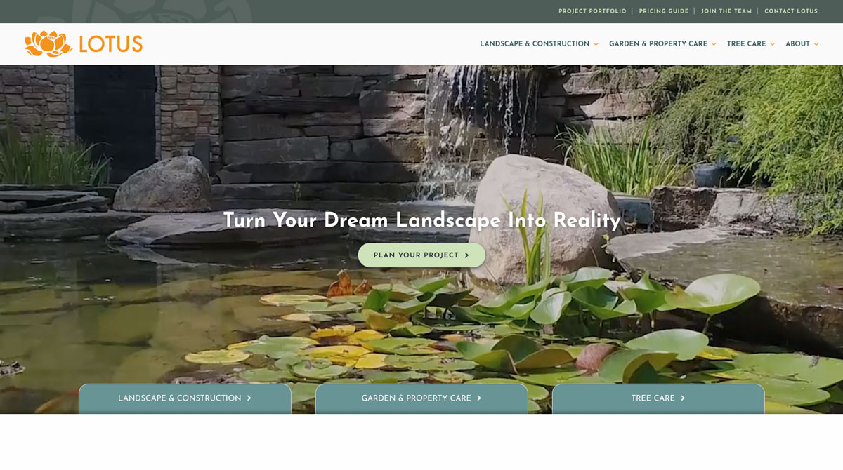 Homepage - Lotus Gardenscapes